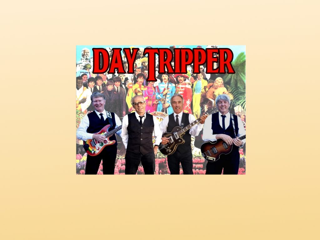 Playing the music of the Beatles…..